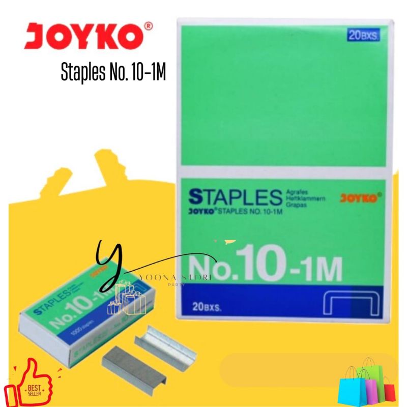 Jual Isian Staples No 10-1 M / isian Staples kecil ( 20 Box kecil ...