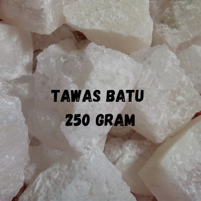 Jual Batu Tawas 250 gram Bahan Deodorant Tawas Deodoran Alami Bau ...
