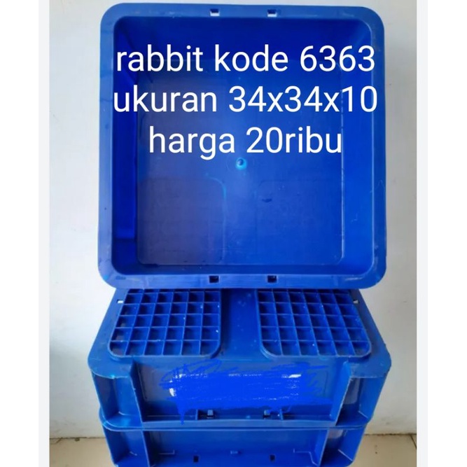 Jual box container rabbit bekas no6363 WARNA RANDOM | Shopee Indonesia