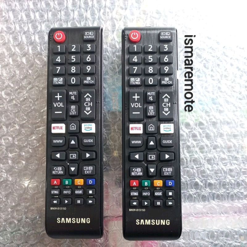 Jual REMOTE REMOT TV SAMSUNG SMART TV HUB 4KLED LCD NETFLIX BN59-1315D ...