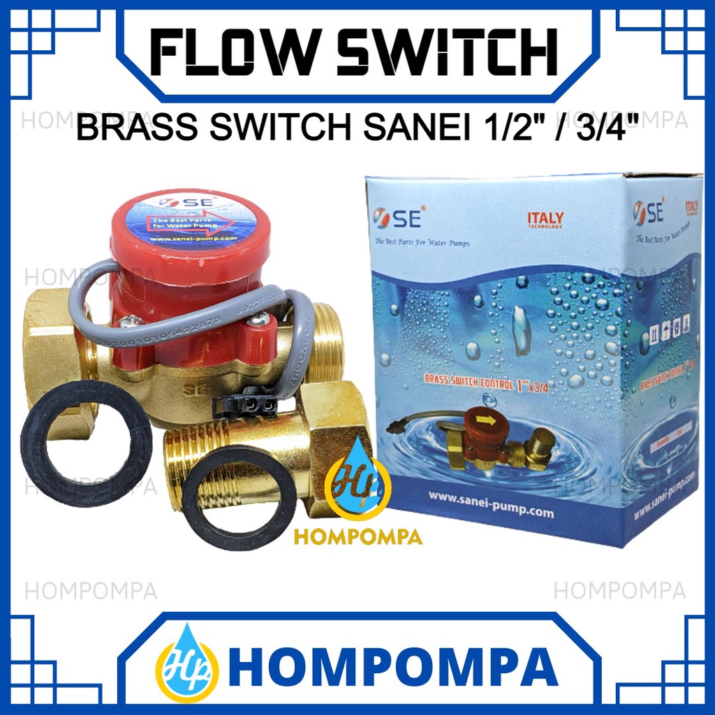 Jual FLOW SWITCH 3/4" Inch SAN-EI ORIGINAL - Otomatis Pompa Dorong Booster | Shopee Indonesia