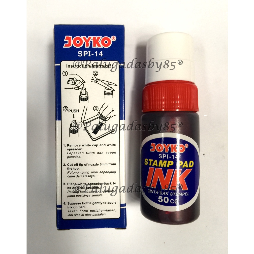 Jual (1 Biji) Joyko Stamp Pad Ink Refill Tinta Stempel Joyko SPI-11 SPI-12 SPI-13 SPI-14 SPI-15 ...