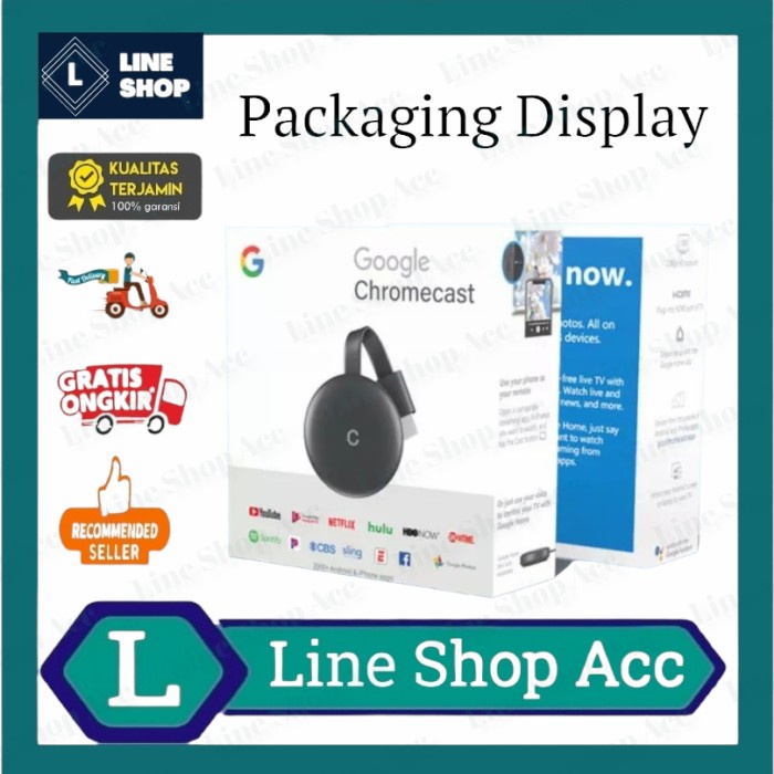 Jual Google Chromecast 3rd Generation / Generasi Ke 3 ORIGINAL | Shopee ...