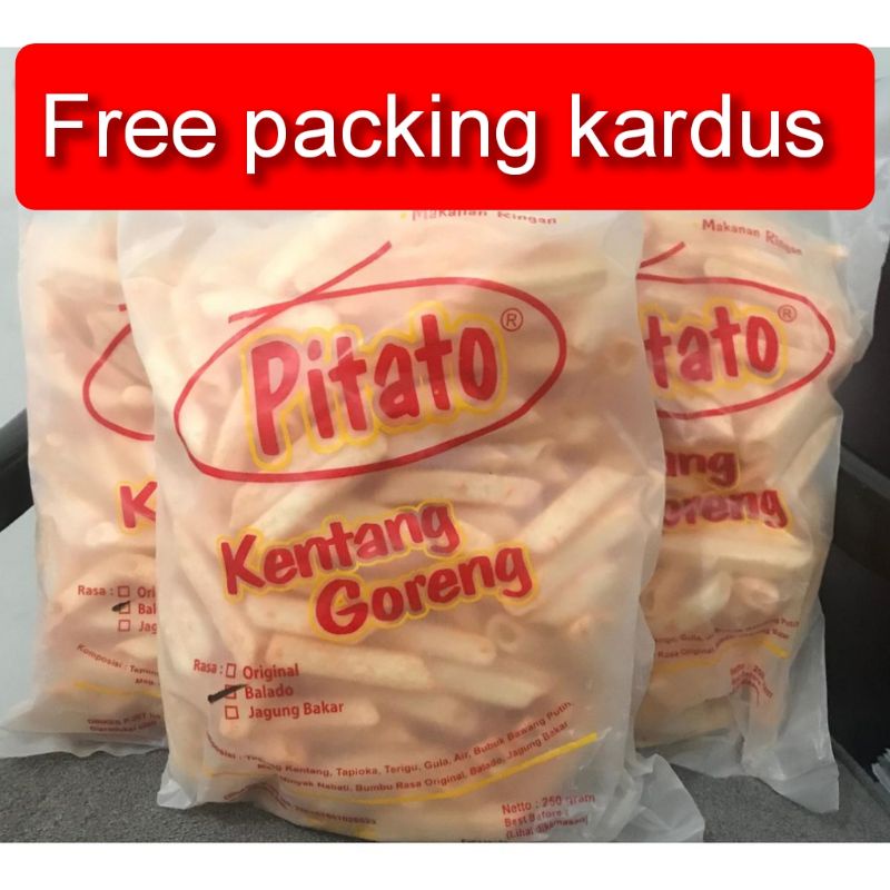 Jual pitato kentang goreng 250gr | Shopee Indonesia