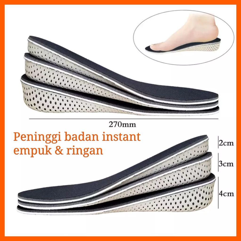 Jual INSOLE PENINGGI BADAN INSOL PENINGGI ALAS PENAMBAH TINGGI BADAN SOL DALAM SEPATU IP ...