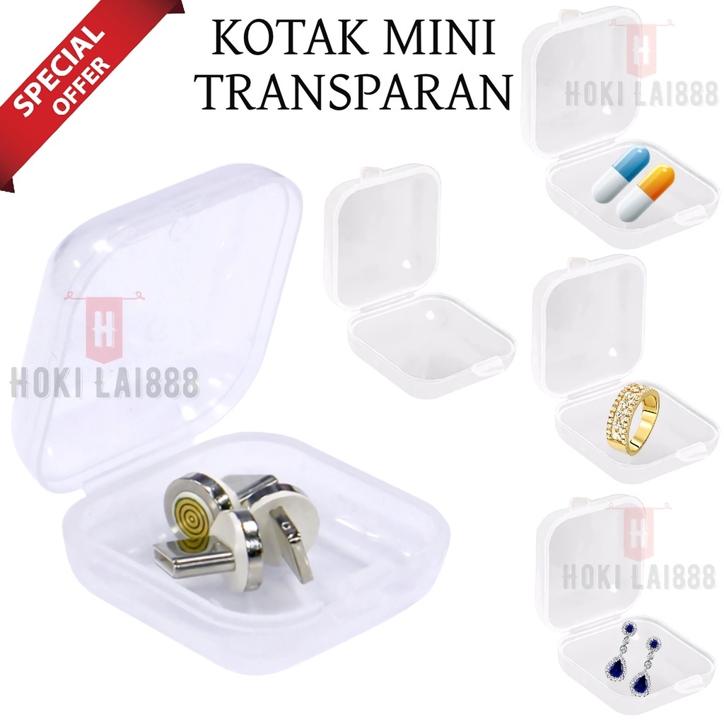 Jual [HKL KOTAK KECIL SIMPAN MEMORY CARD EARPLUG / KOTAK PLASTIK SERBA ...