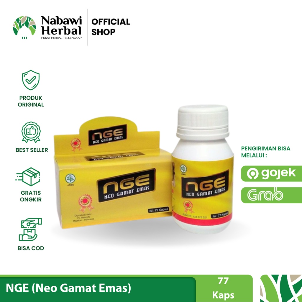 Jual NGE - Neo Gamat Emas Isi 77 Kapsul | Shopee Indonesia