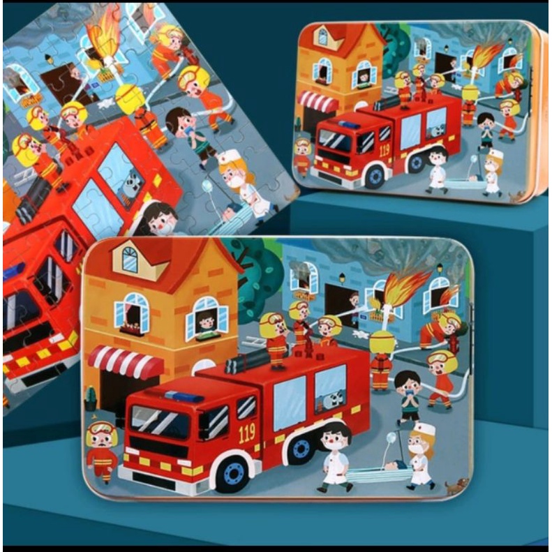 Jual 100 KEPING PUZZLE WOODEN BOX BESI PUZZLE KAYU JIGSAW PUZZLE ...