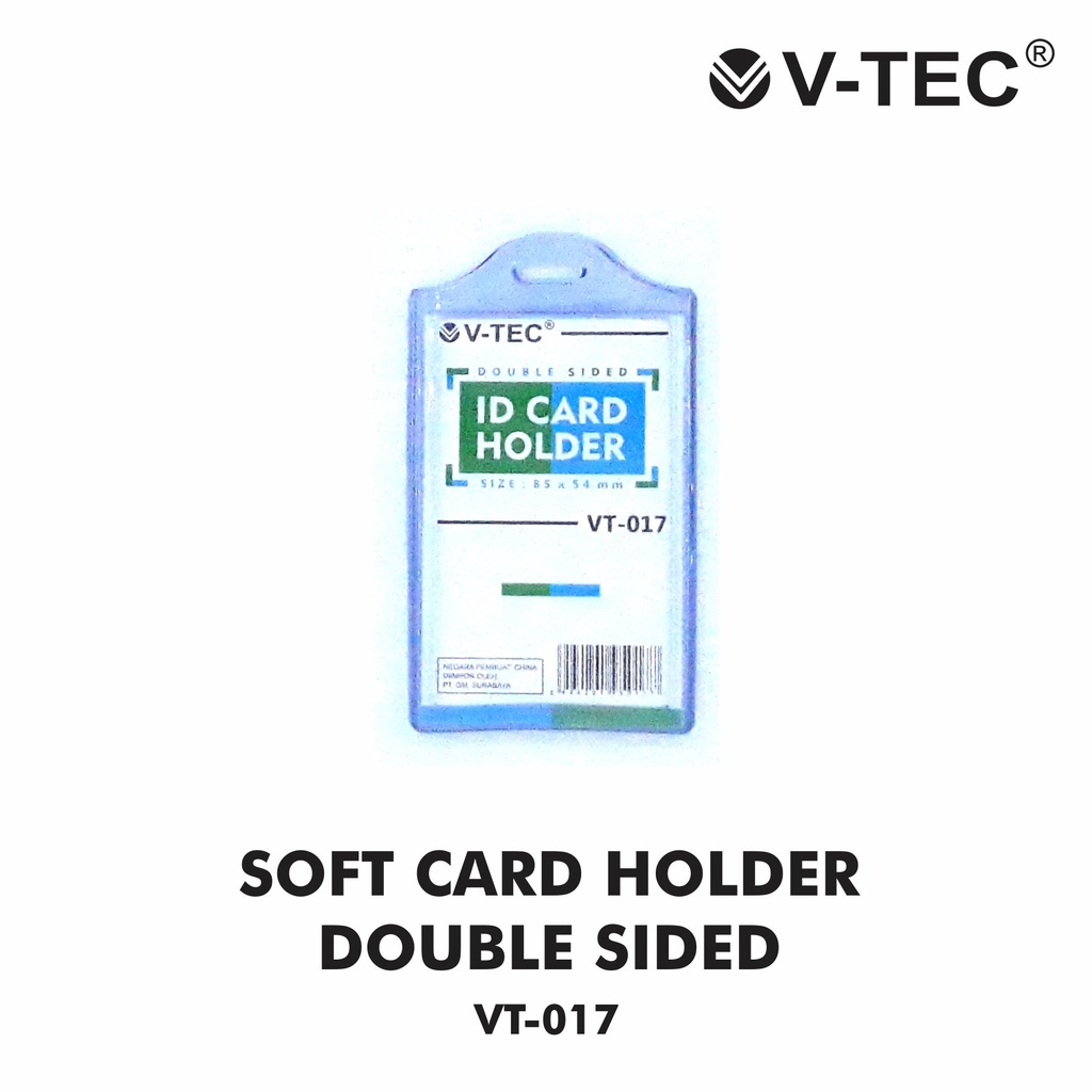 Jual V-TEC Soft Card Holder / Double Type VT-017 TRANS | Shopee Indonesia