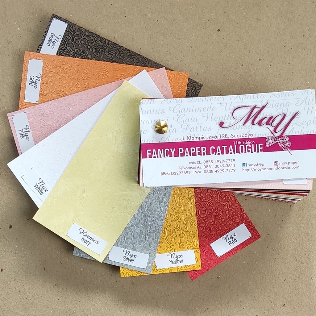 Jual Kertas Kado Fancy Paper Batik Ukiran Nyx (Silver, White, Pink, Red ...