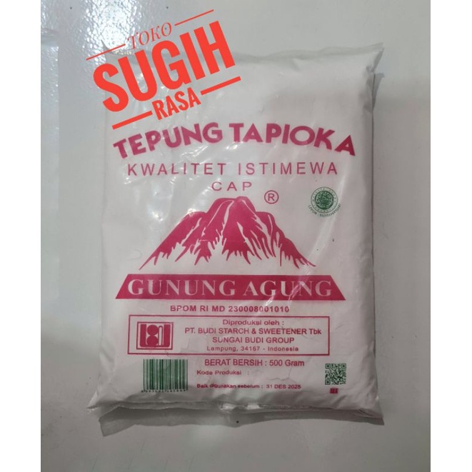 Jual Tapioka Gunung Agung 500 Gr | Shopee Indonesia