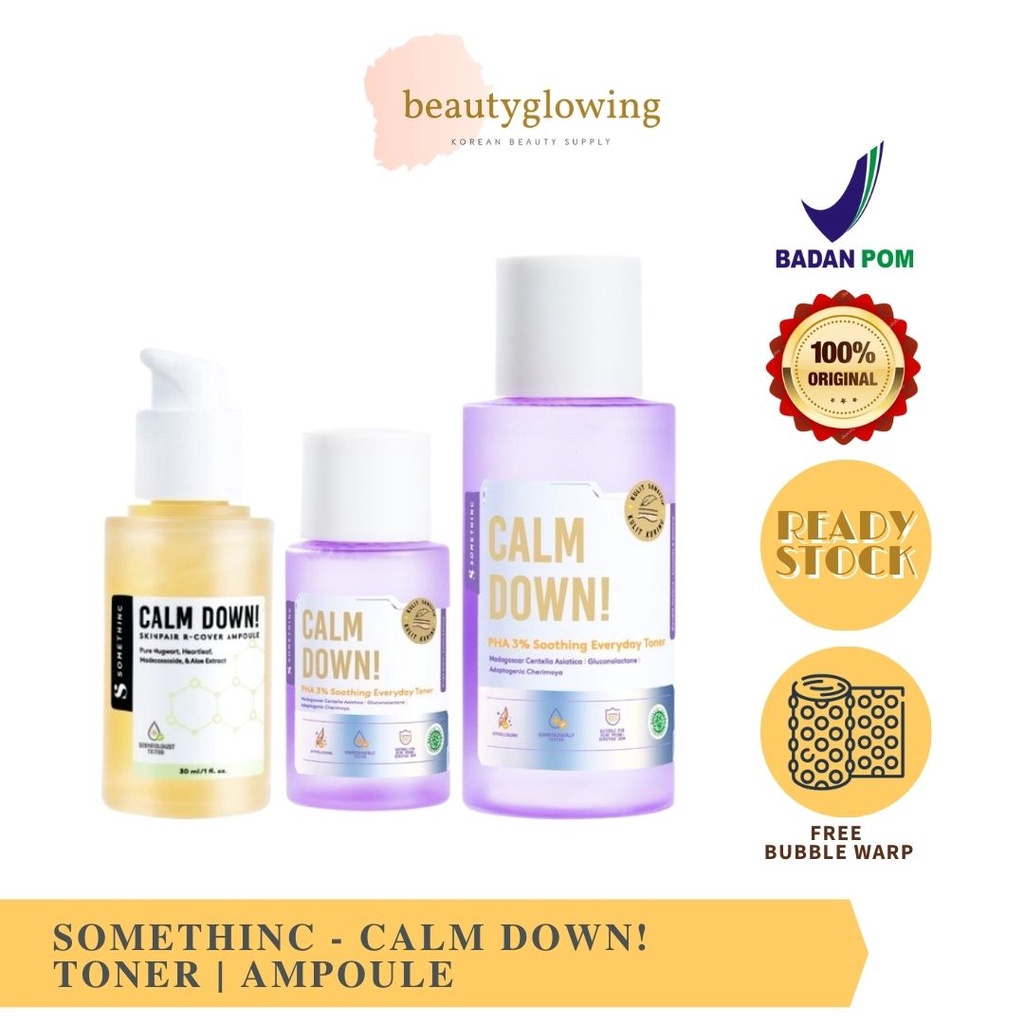 Jual [BPOM] SOMETHINC Calm Down! Toner | Ampoule | mengangkat kotoran ...