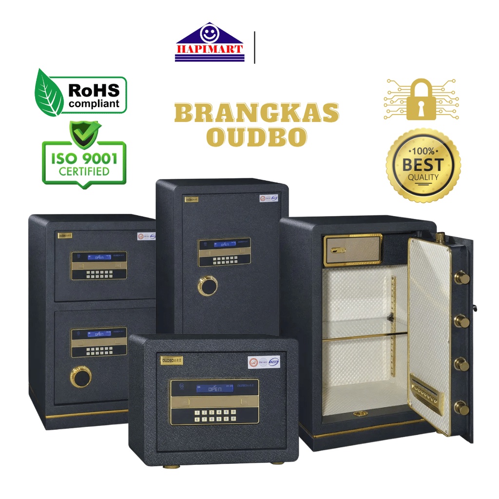 Jual Brankas Oudbo Tahan Api Smart Lock Finger Print Brangkas Tinggi Dan Kapasitas Besar ...