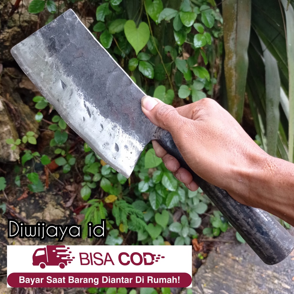 Jual Pisau Dapur Full Besi Cacah Daging Dan Tulang - Pisau Per Baja ...