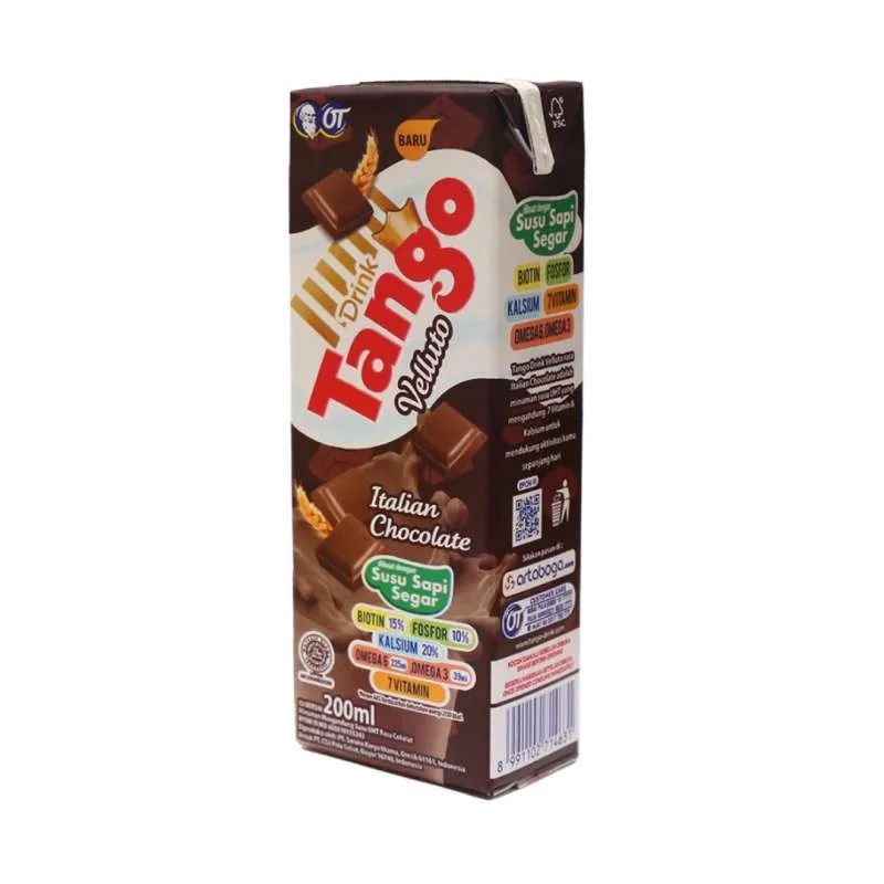 Jual Tango Drink Uht Italian Chocolate Kotak | Shopee Indonesia