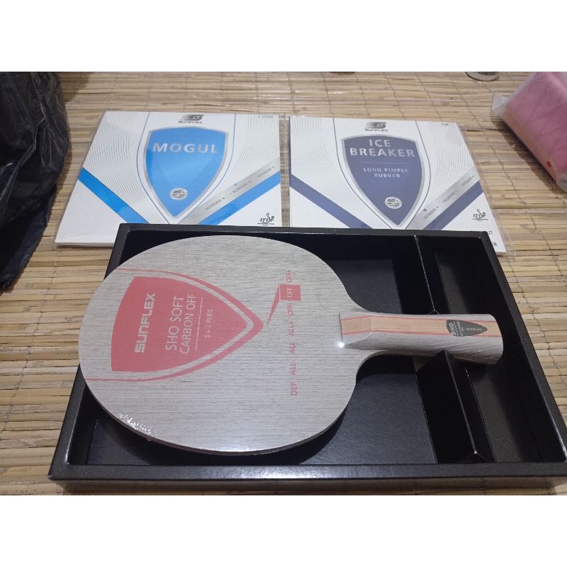 Jual PAKET BET TENIS MEJA BINTIK SUNFLEX 01 ORIGINAL | Shopee Indonesia