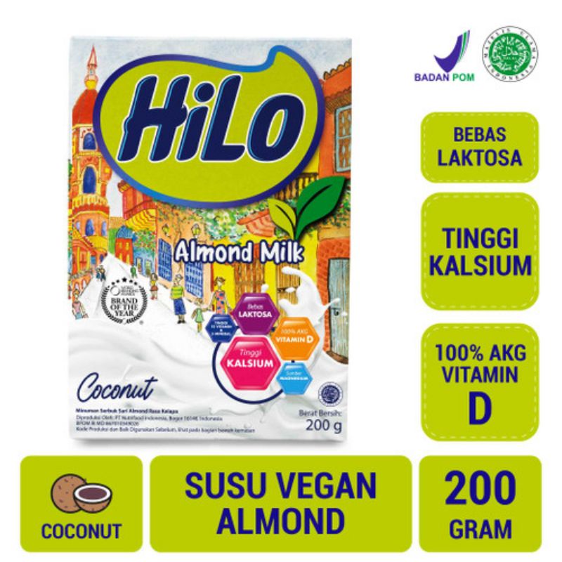 Jual Hilo almond milk 200 gr | Shopee Indonesia