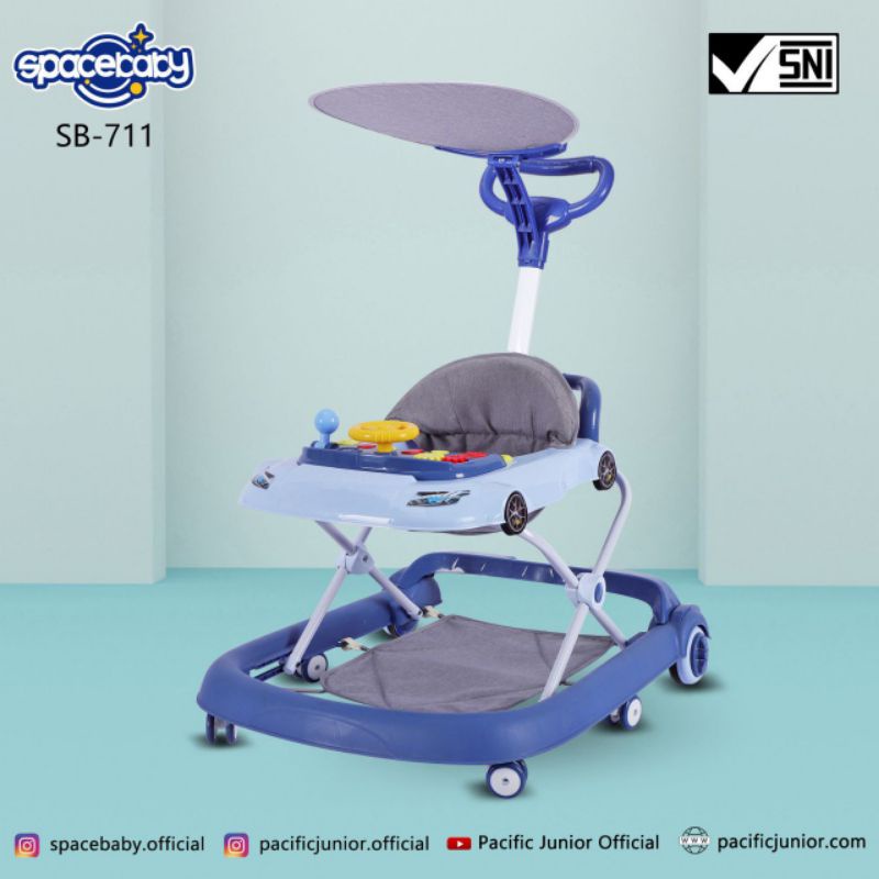 Jual BABY WALKER&PUSH WALKER SPACEBABY SB-711//BABY WALKER MULTIFUNGSI ...