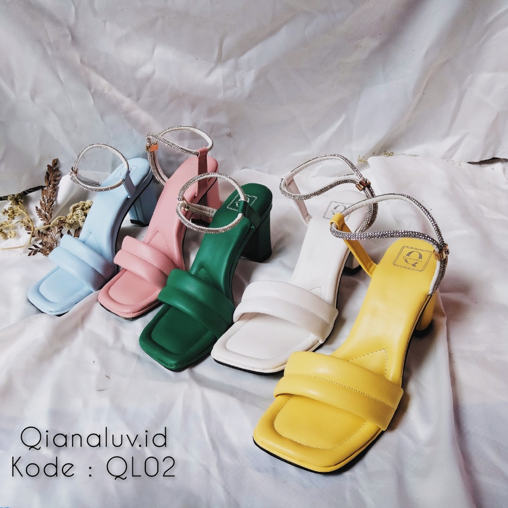 Jual QIANALUV QL02 HIGH HEELS PERMATA 7CM | Shopee Indonesia