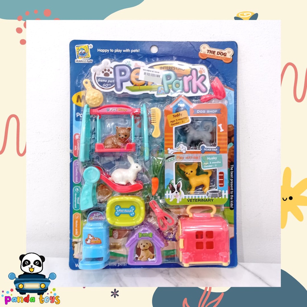 Jual MAINAN TAMAN KEBUN BINATANG PELIHARAAN PET PARK SET 666-56 ...