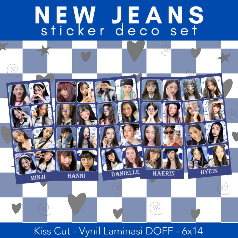 Jual STICKER CUTE DECO FANMADE NEW JEANS | Shopee Indonesia