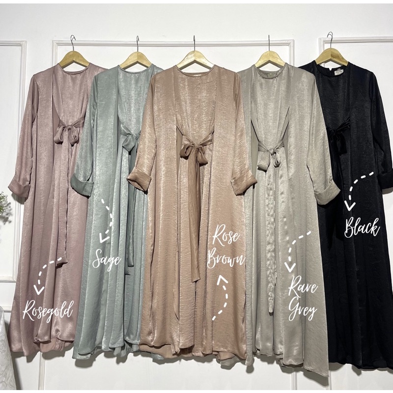 Jual Labibah Abaya PRE ORDER (inner+outer+pashmina) | Shopee Indonesia