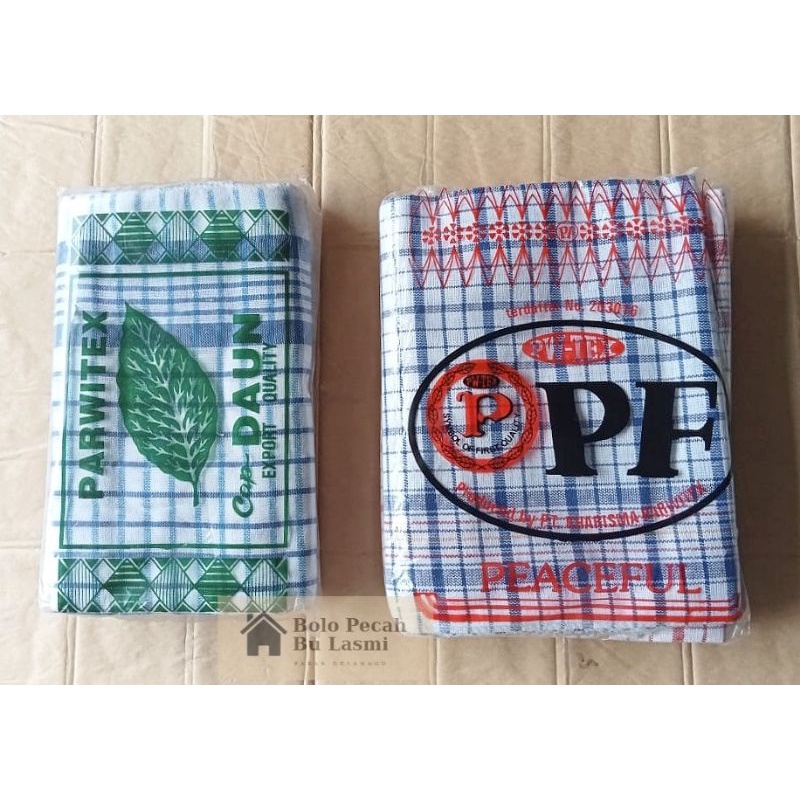 Jual Serbet Kain Lap Cap Daun dan PF Tersedia 2 Ukuran / Serbet Tebal ...