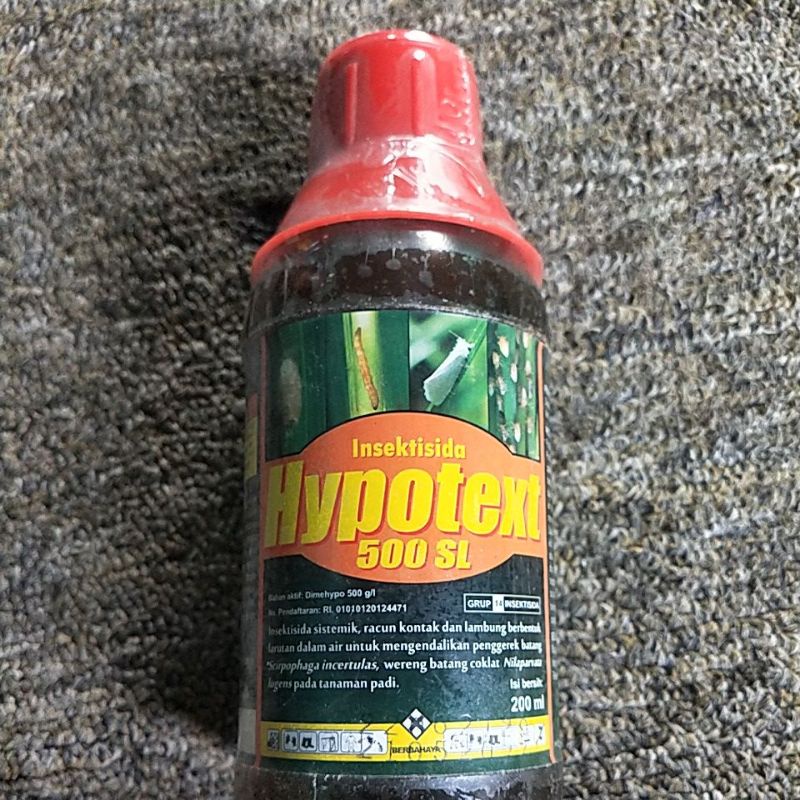 Jual INSEKTISIDA HYPOTEXT 500 SL KEMASAN 200 ML PALING AMPUH | Shopee ...