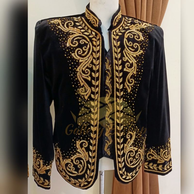 Jual Beskap jawa bludru hitam/ beskap hewes/ beskap solo | Shopee Indonesia