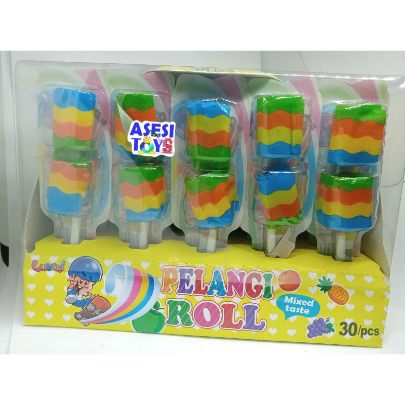 Jual Permen Pelangi Roll Kuning 30pcs | Shopee Indonesia
