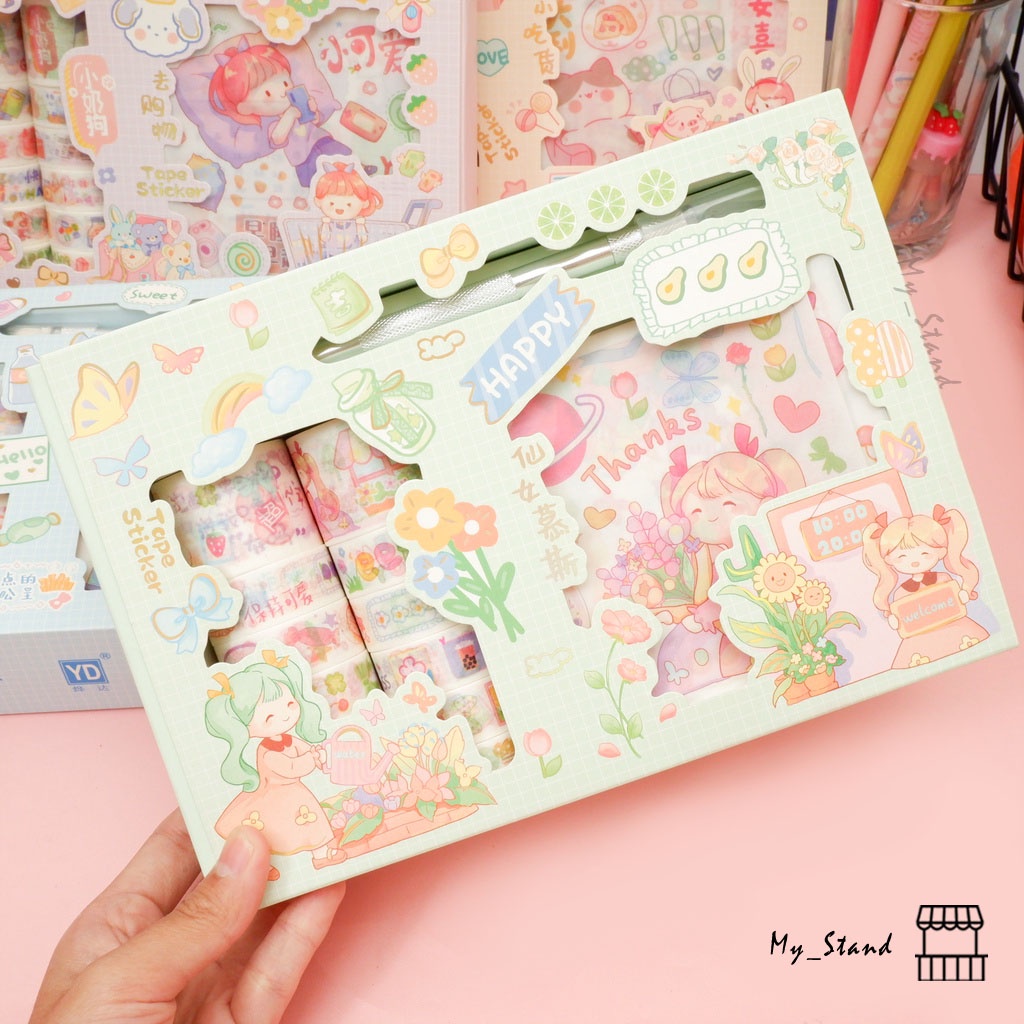Jual Sticker Dan Washitape YD-SZKD18 Stiker, Washi, Cutter Journal ...