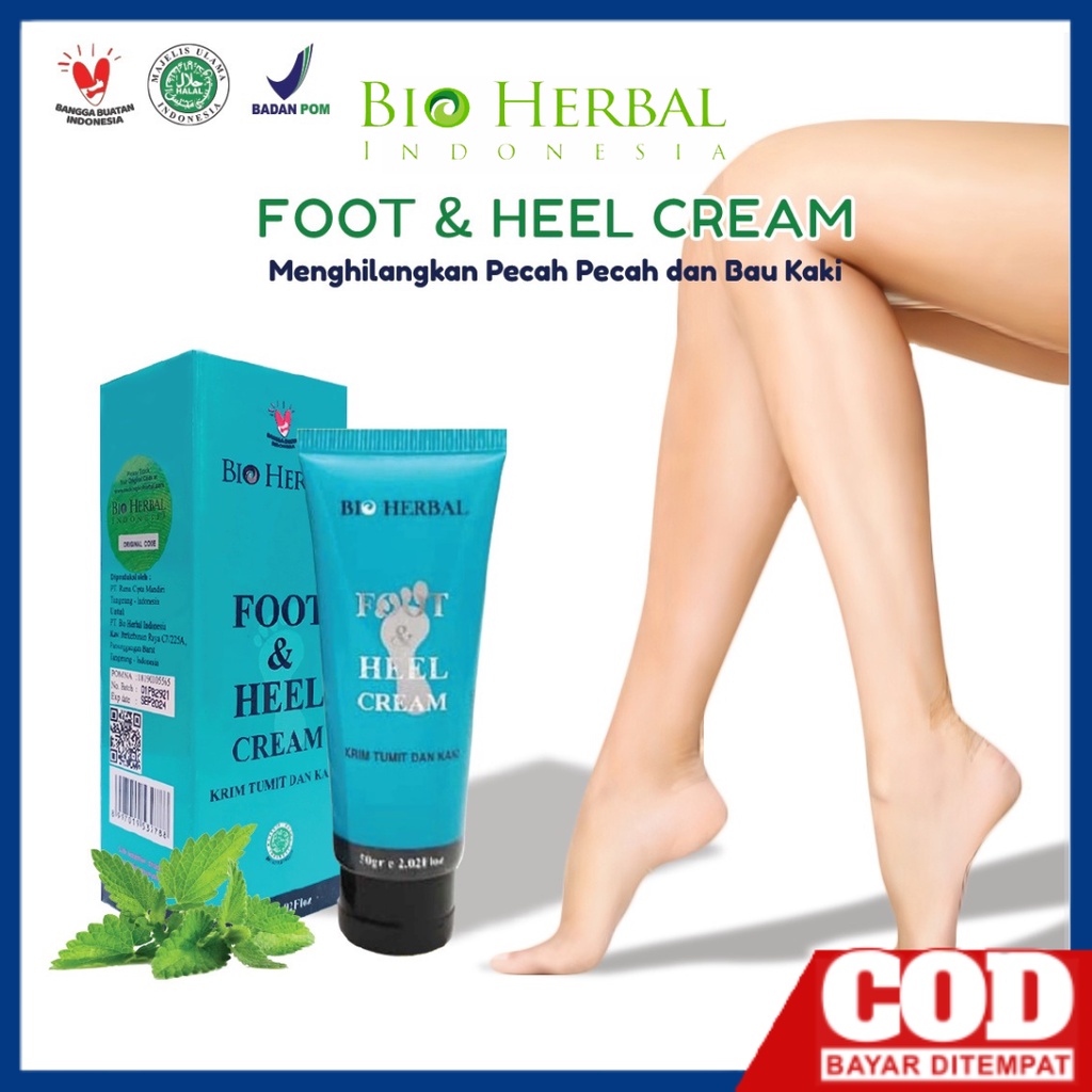 Jual Bio Herbal Foot And Heel Cream krim Tumit kaki Pecah-pecah Kering ...