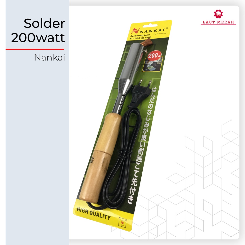 Jual Solder Listrik 200 Watt Nankai Solder Patri | Shopee Indonesia
