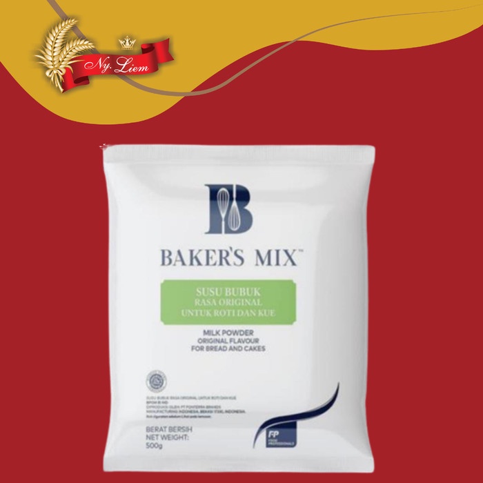 Jual BAKER'S MIX (FONTERA) Susu Bubuk Full Cream untuk Kue dan Roti 500 ...