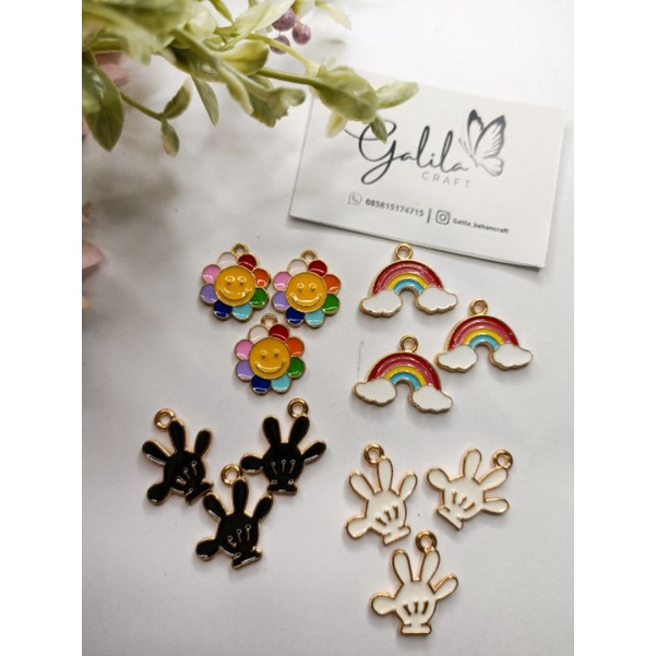 Jual Resin charm besi alloy hiasan mainan liontin bandul gantungan ...