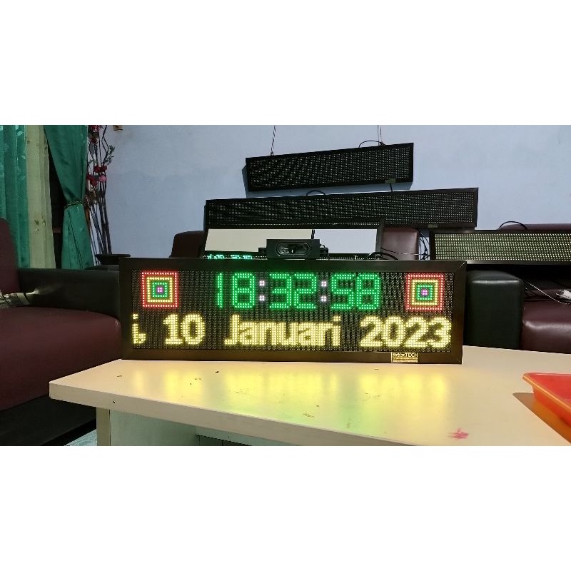Jual Bel sekolah plus running text digital bisa untuk Jam, running text ...