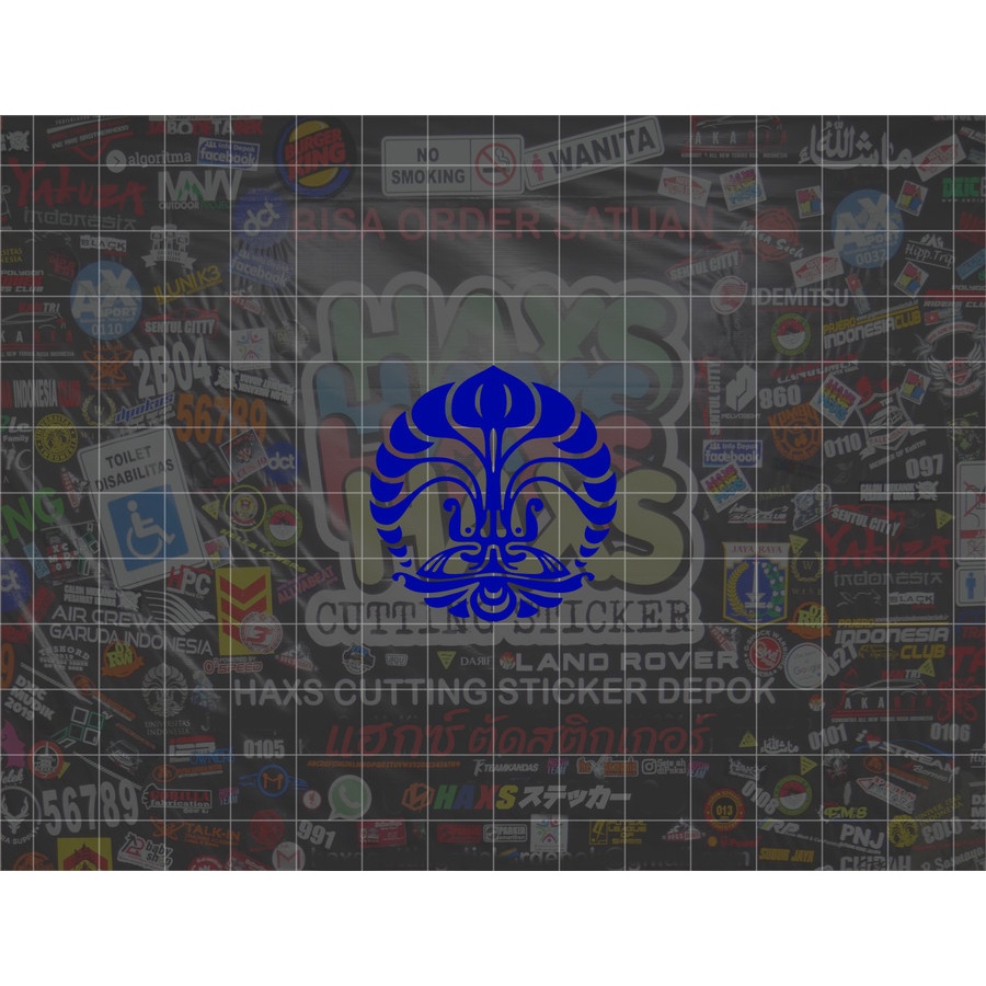 Jual Cutting Sticker Logo Makara FT UI Ukuran 4 Cm Untuk Motor Mobil ...
