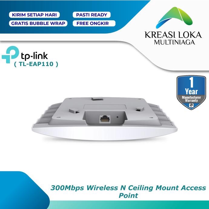 Jual TP LINK TP-LINK TL EAP110 OMADA 300Mbps Wireless N Mount Accest ...
