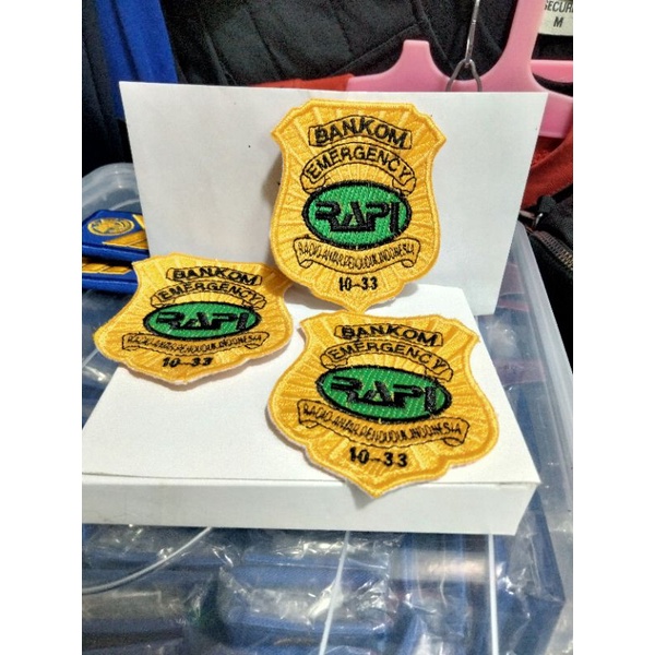 Jual Badge/Emblem/Logo Bordir Bankom (Rapi) | Shopee Indonesia