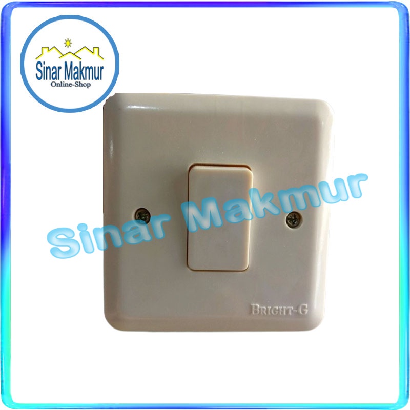 Jual Sakelar Engkel Tembok Saklar Tanam Inbow (BRIGHT-G) | Shopee Indonesia