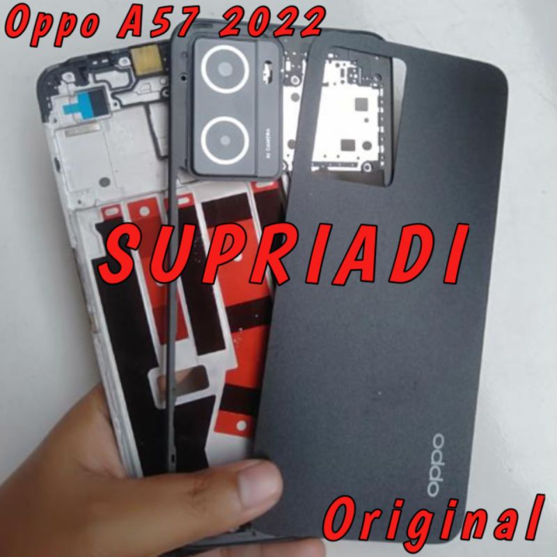 Jual Housing Fullset Back Casing Kesing Oppo A57 2022 Frame lcd + Bazel ...