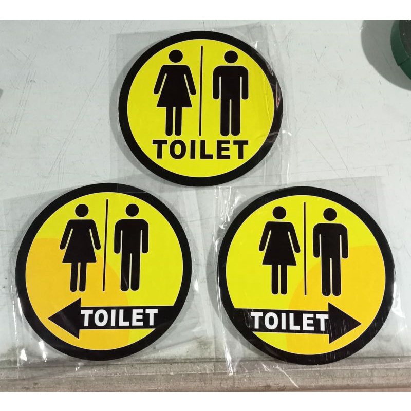 Jual toilet tanda petunjuk rambu sign pria wanita cowok cewek | Shopee ...