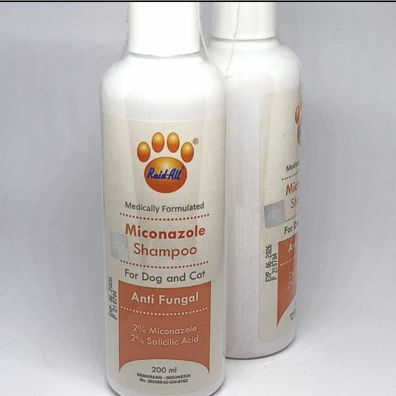 Jual Raid All Shampoo Miconazole 200 Ml - Shampo Jamur Kucing Cat ...