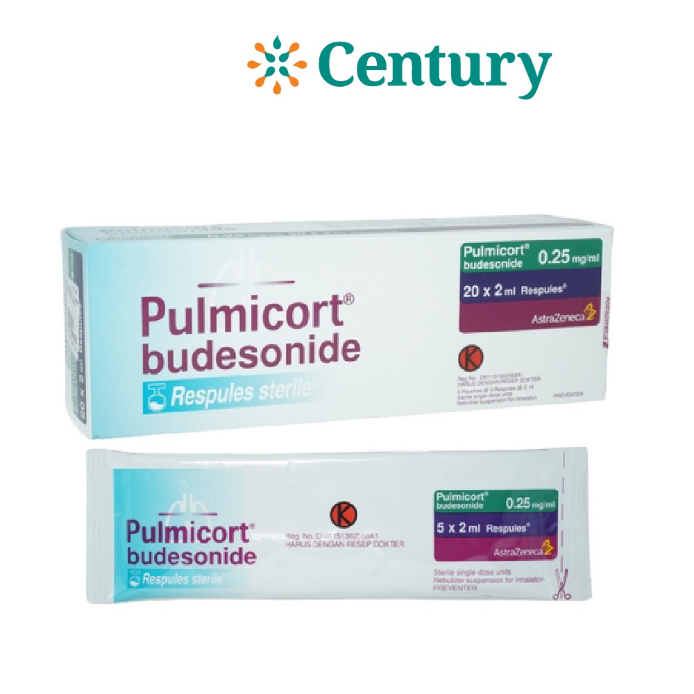 Jual PULMICORT 0,25 MG 1 STRIP @ 5 RESPULES / ASMA / RHINITIS / ALERGI ...