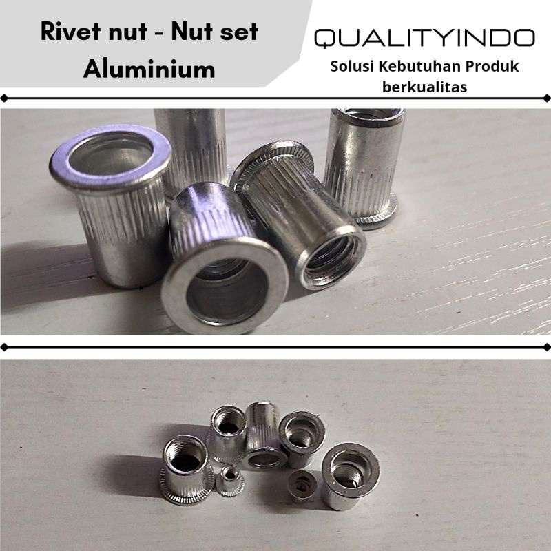 Jual Rivet nut aluminium M8 Nutset aluminium M8 Mur rivet aluminium M8 ...