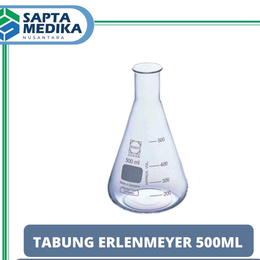 Jual Tabung Erlenmeyer-50ml, 500ml | Shopee Indonesia