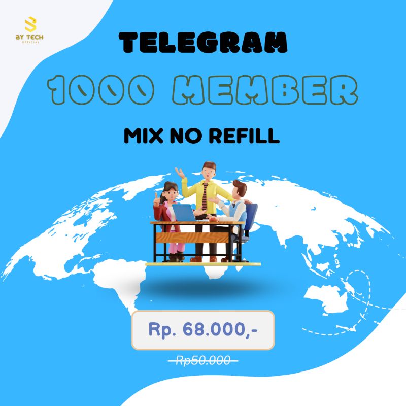 Jual Member Grup/Channel Tele Mix No refill 1000 | Shopee Indonesia