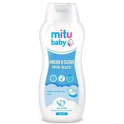 Jual Mitu Fresh & Clean Milk Bath Botol 200ml 《 Exp 2025 》 | Shopee ...