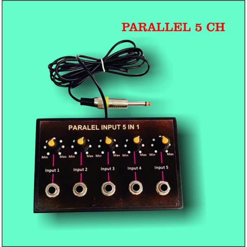 Jual input mic 5 chanel parallel | Shopee Indonesia