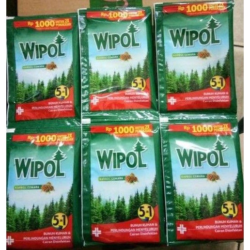 Jual WIPOL PEMBERSIH LANTAI 38 SACHET UKURAN 36ML / WIPOL KEMASAN ...